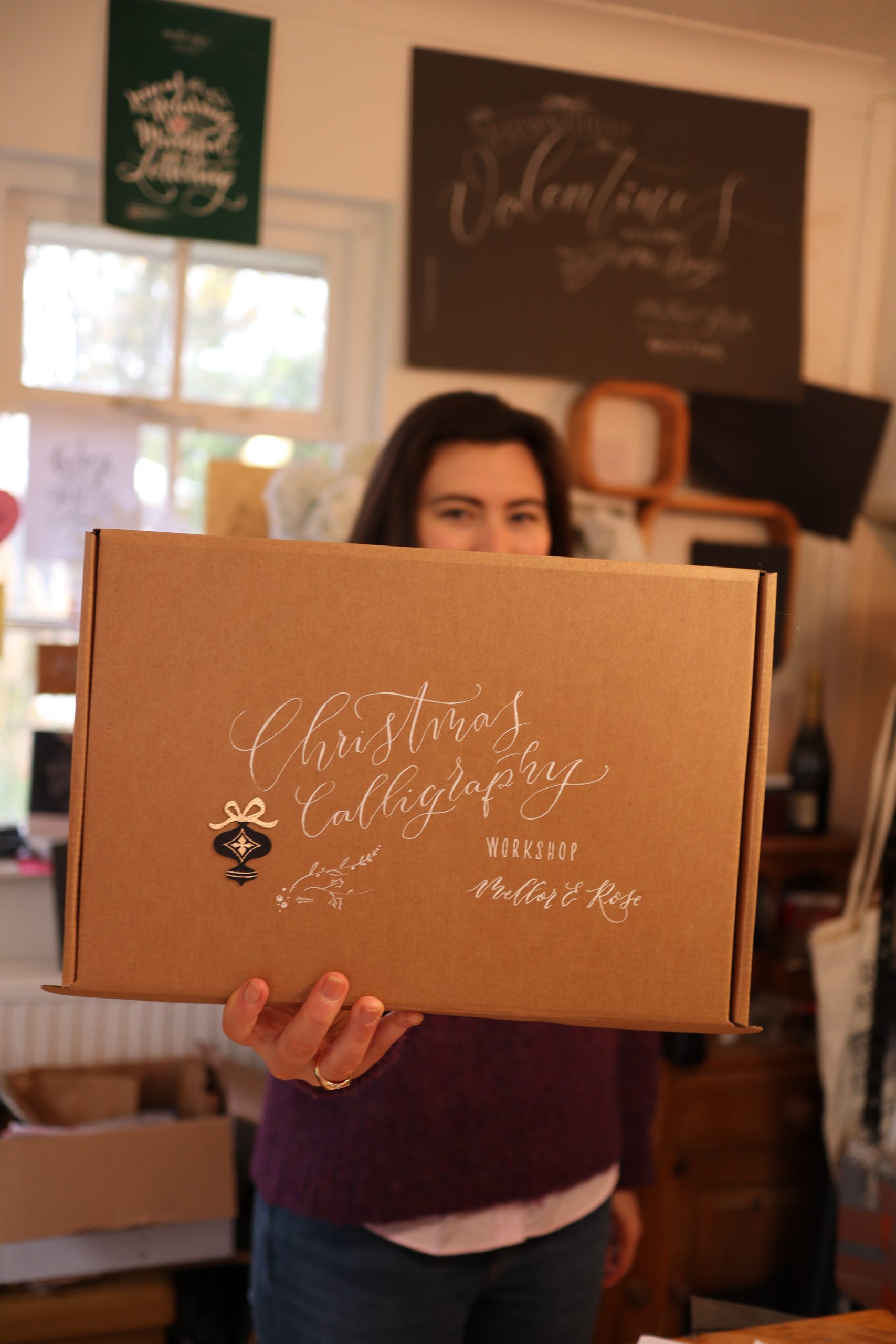 Mellor & Rose Christmas Calligraphy Workshop 2022 4 • Mellor & Rose