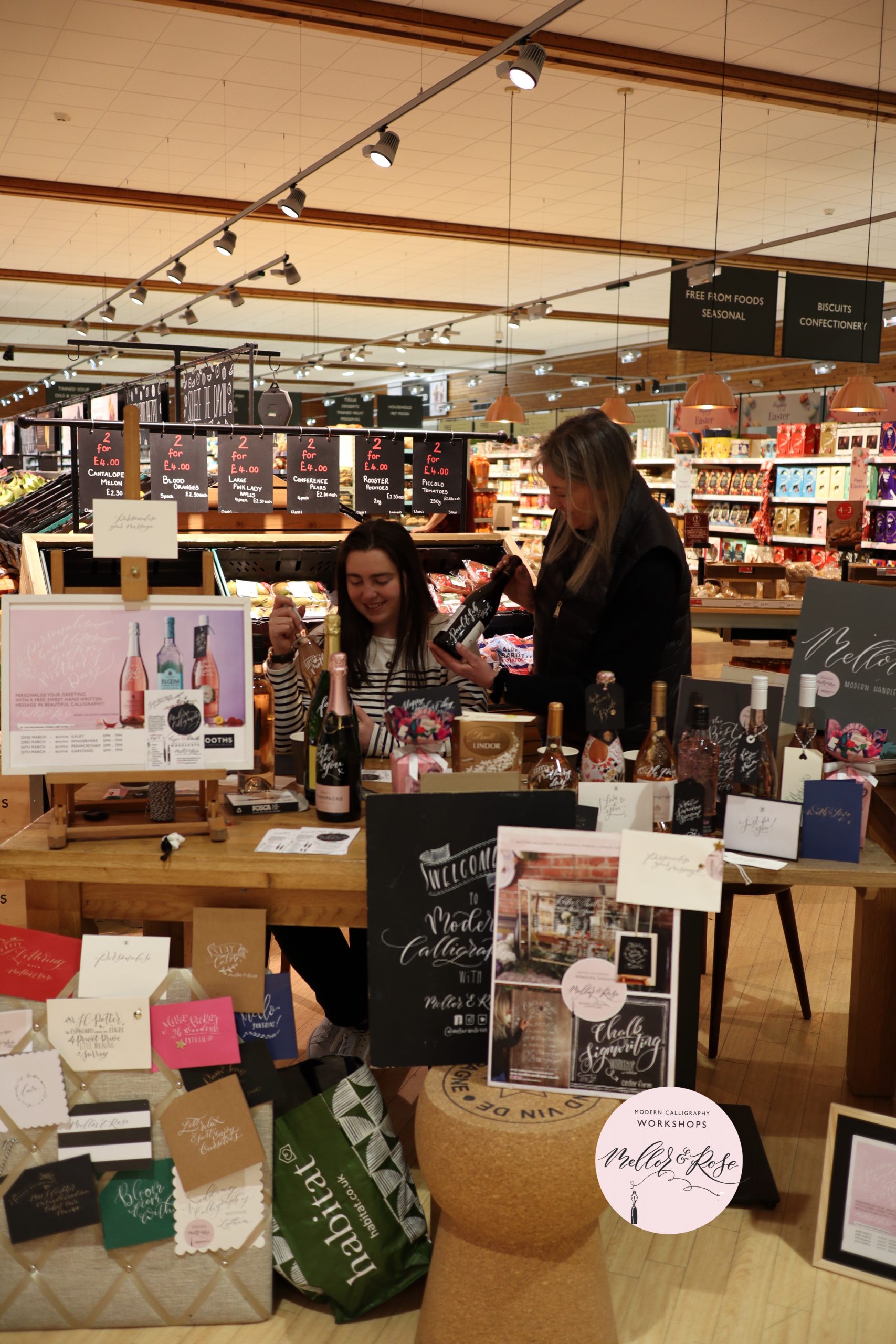 Live Event Calligraphy with Mellor & Rose