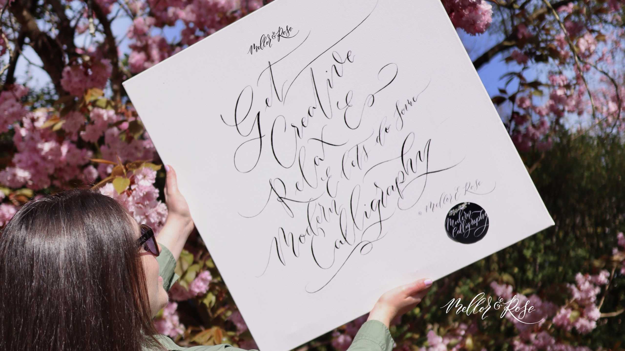 Modern Calligraphy Workshops in Lancashire 2023 • Mellor & Rose