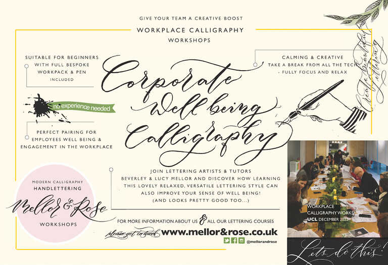 Mellor & Rose - Calligraphy Workshops and Handlettering Artists