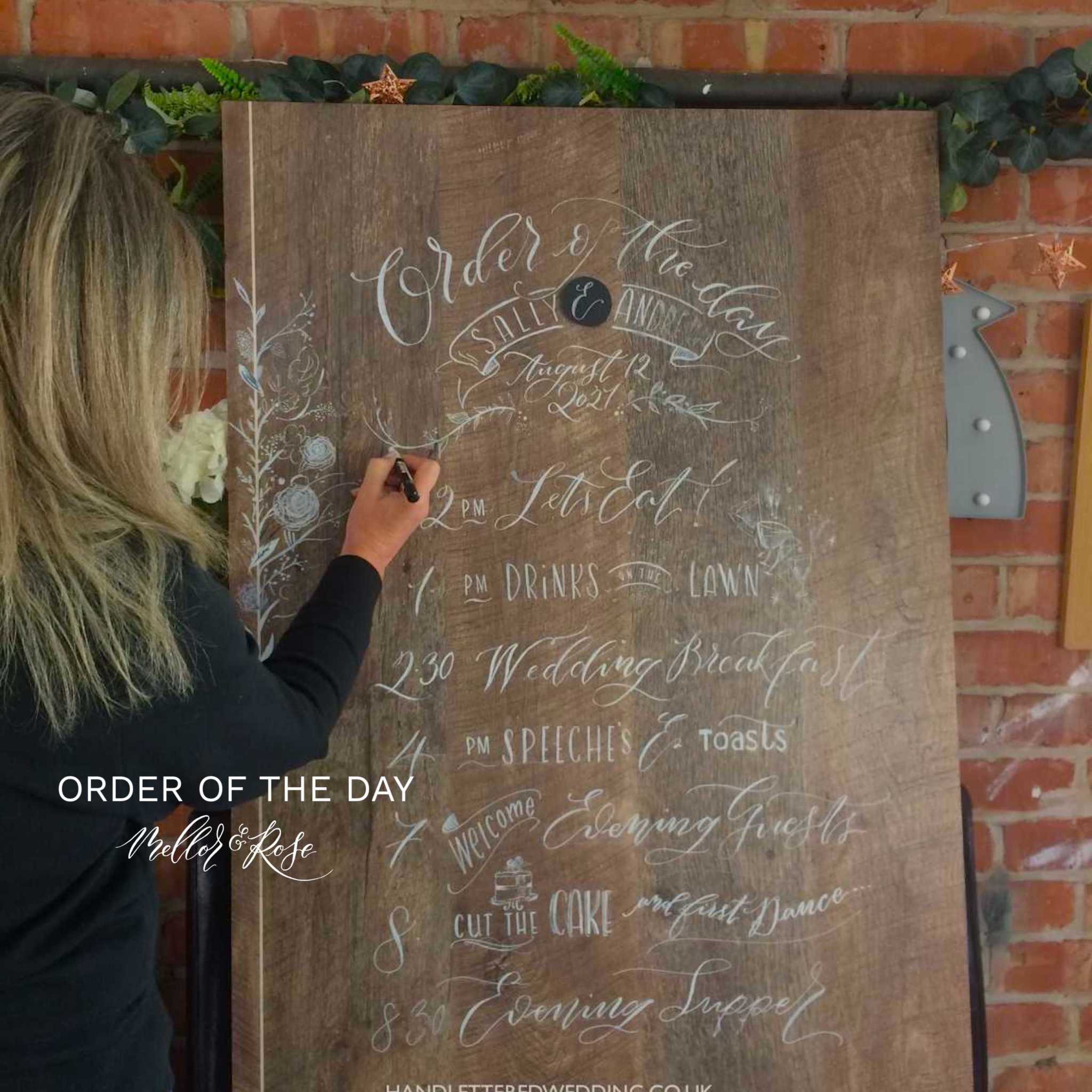 Weddings by Mellor & Rose Calligraphy