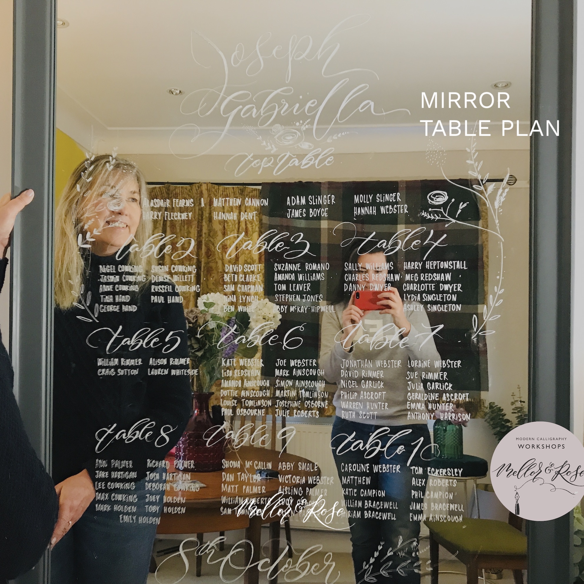 Weddings by Mellor & Rose Calligraphy