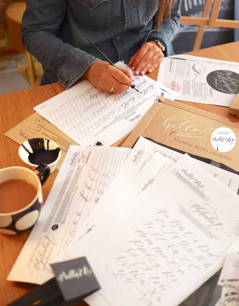 Modern Calligraphy Workshop in North Yorkshire