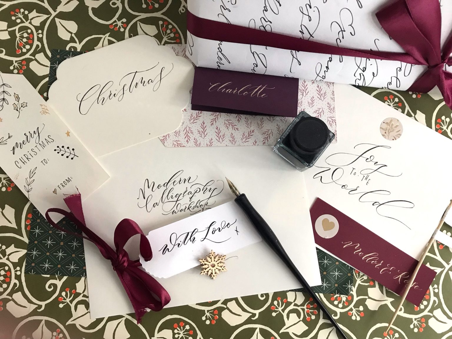 A Calligraphy Masterclass at OKA Chelsea, London